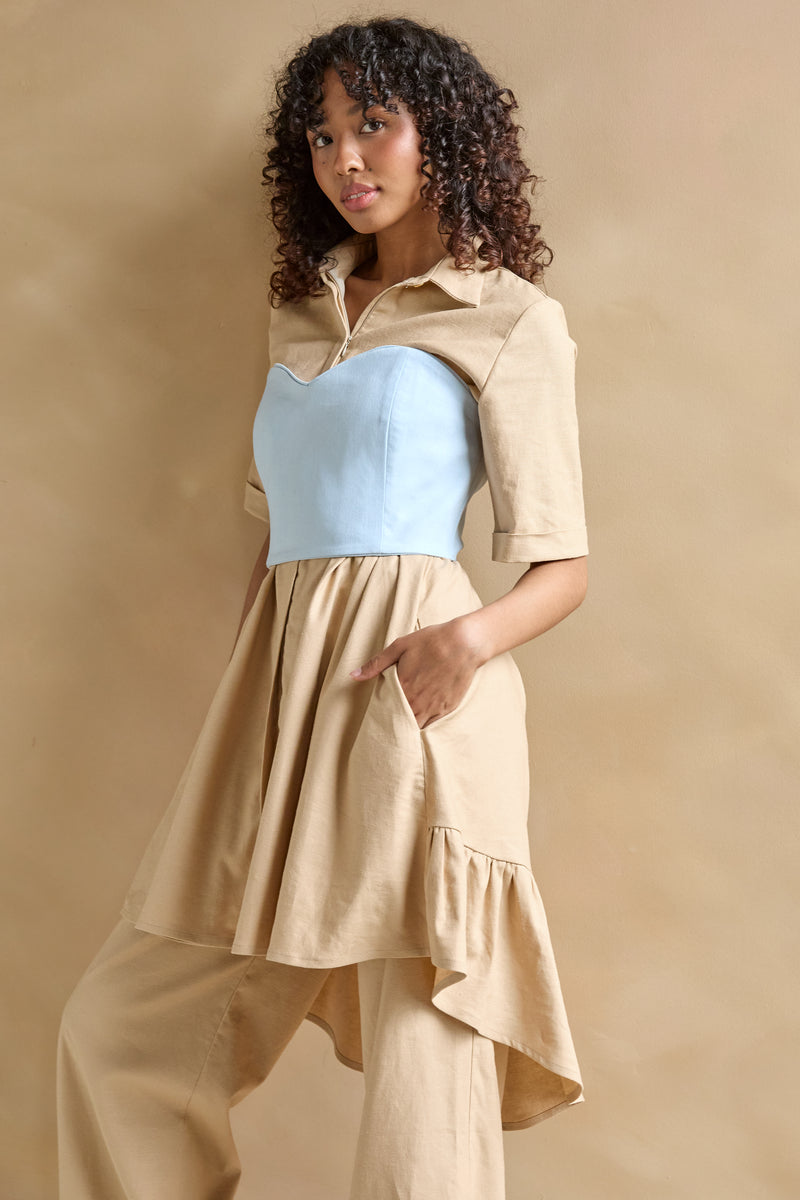 Amanda - Robe chemise – Marigold par Marilyne Baril